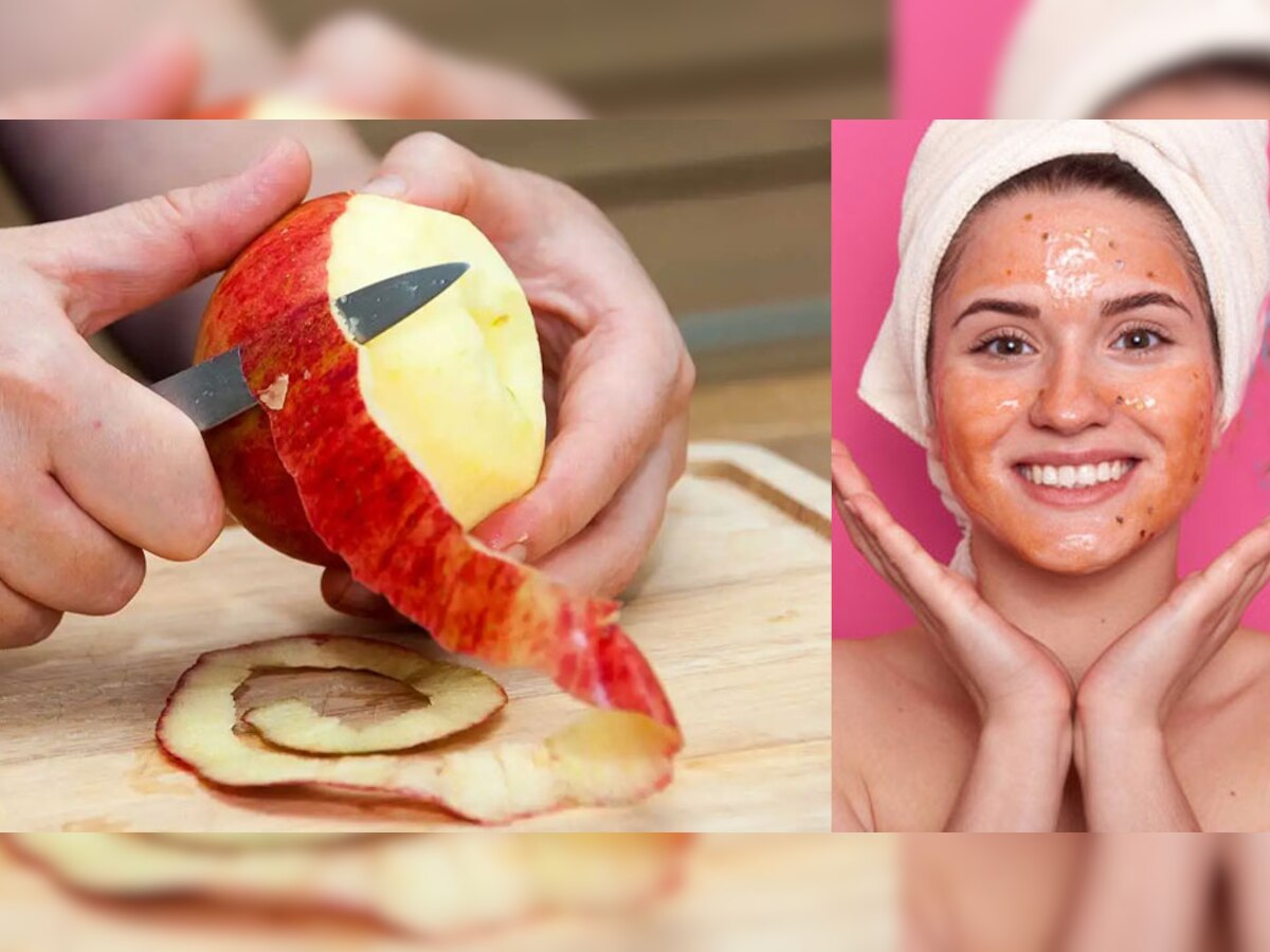 Seb ka Chhilka Dont Throw Apple Peels in Garbage Use as Room Freshener Face Pack Sheet Mask ...