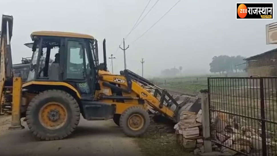 Kota News Ladpura Tehsildar removed encroachment from the road ...