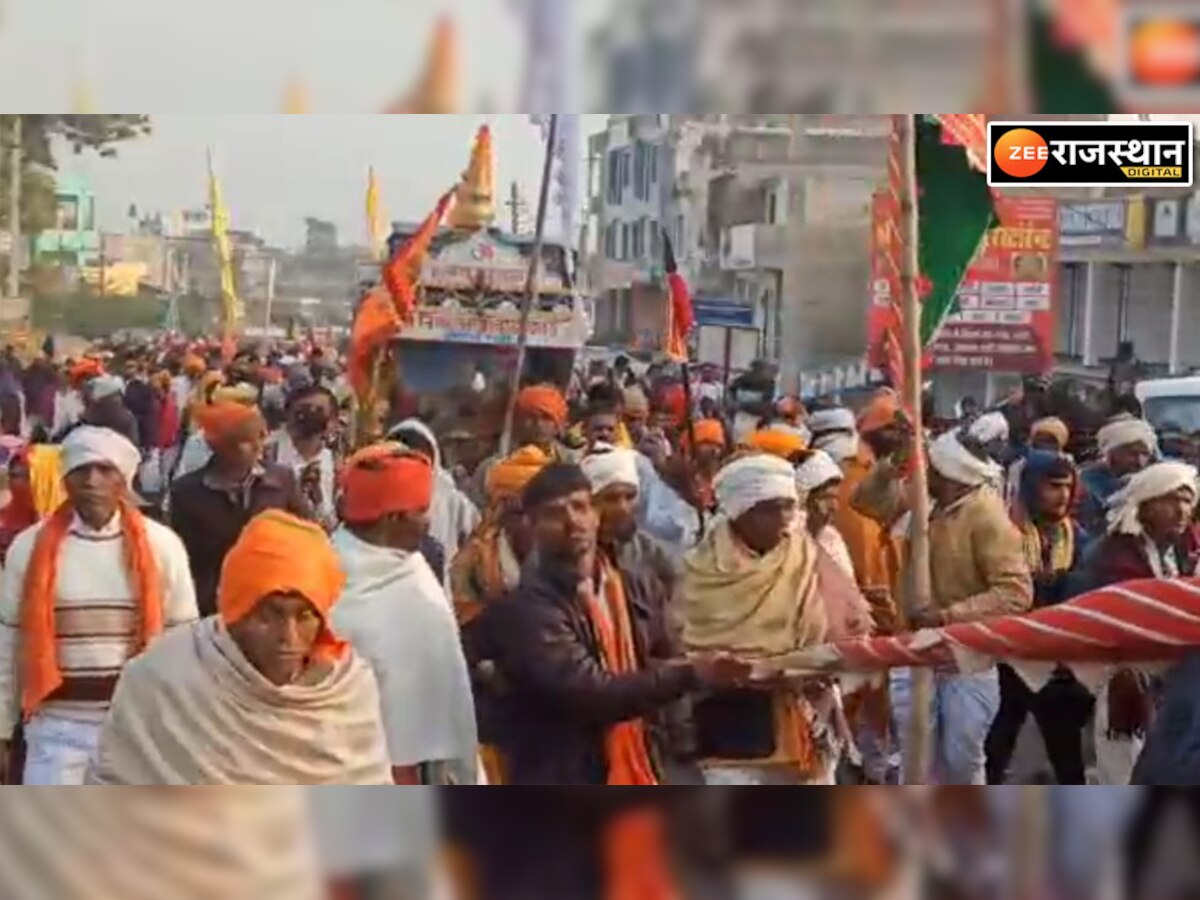 Dungarpur News Paush Purnima Padyatra from Sabla Harimandir to ...