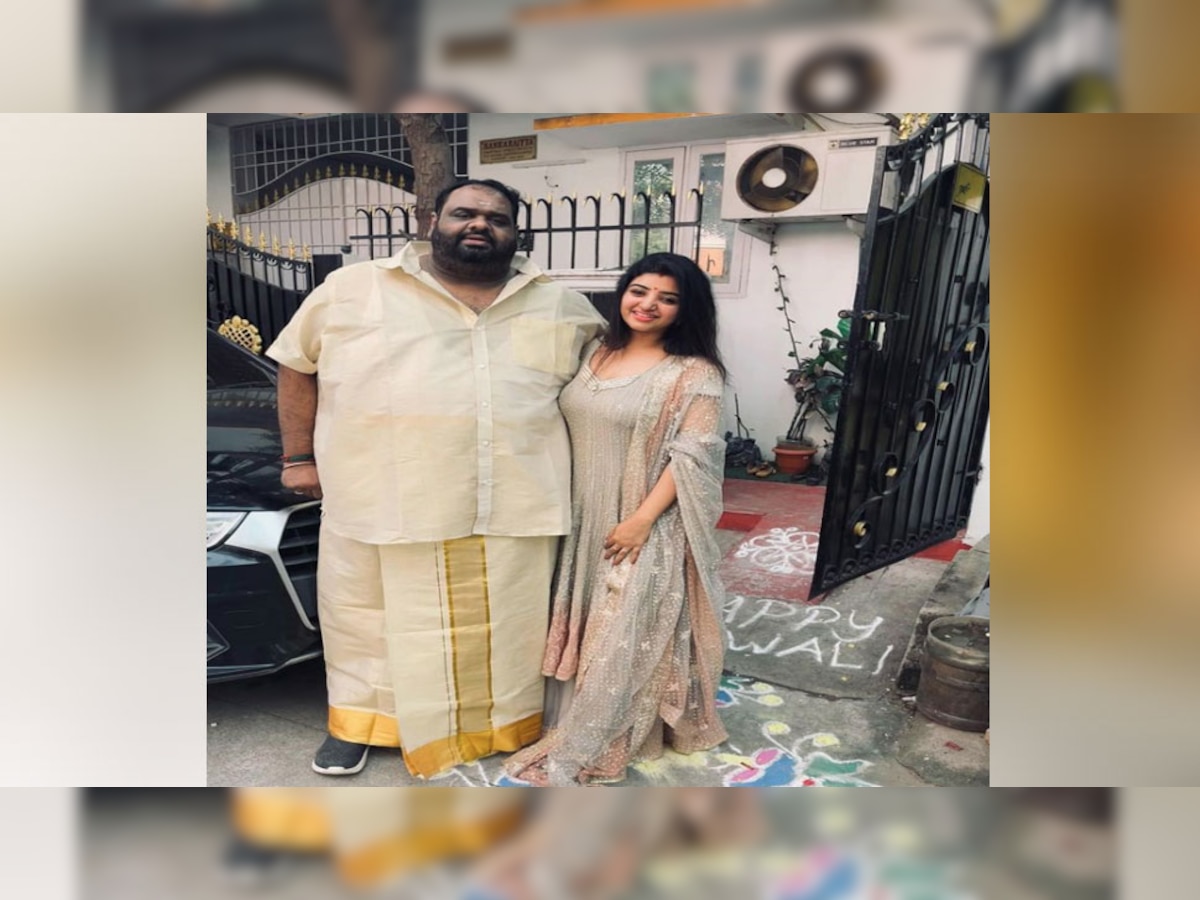 south cinema actress mahalakshmi shared romantic photo with her husband ...