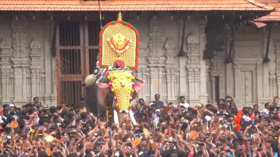 Trending India most dangerous tallest elephant Thechikottukavu ...
