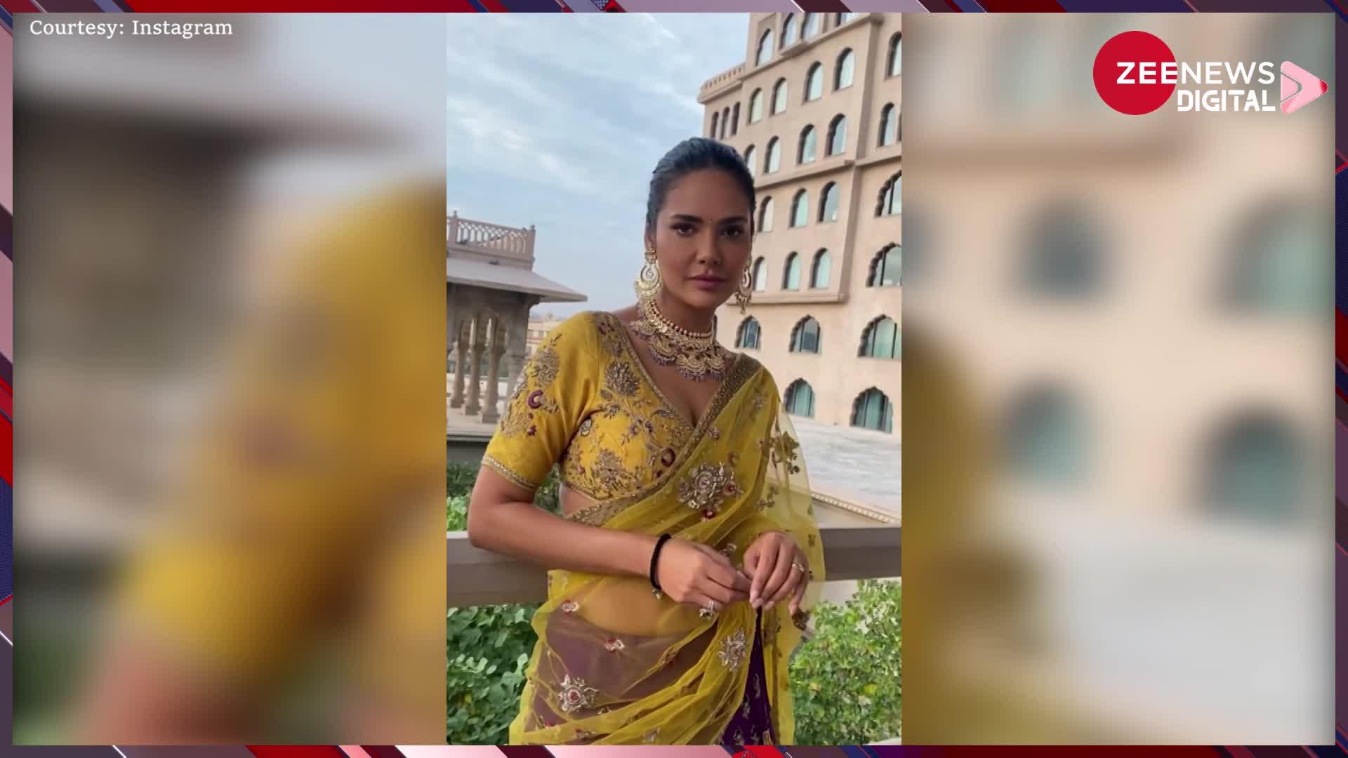 Sexy Esha Gupta increased fans heart beat in traditional look flaunts ...