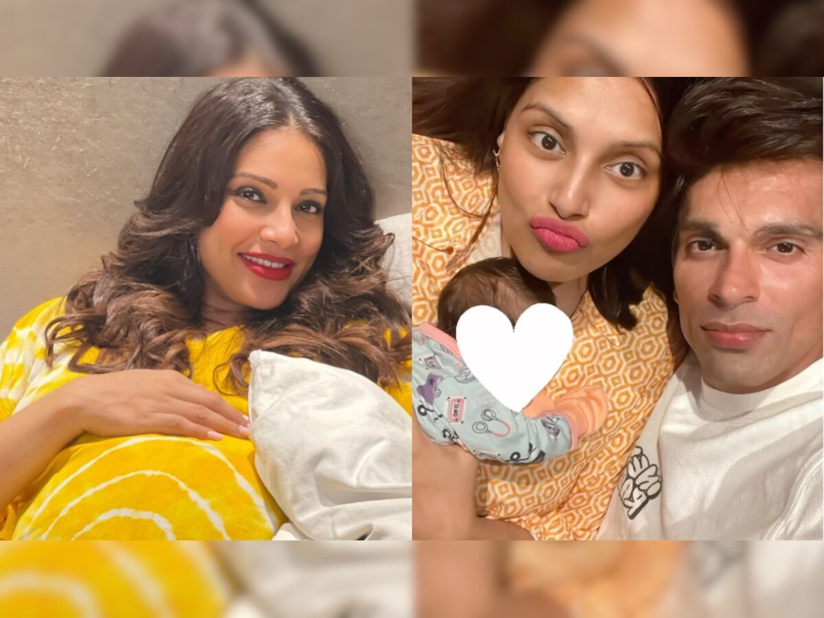 After breastfeeding Bipasha Basu shared another photo of daughter Devi ...