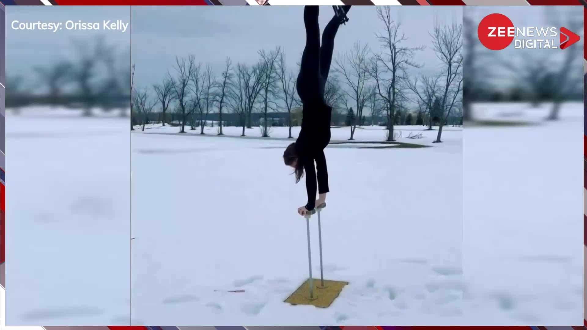 Viral Video British gymnast Orissa Kelly shot arrows with her feet ...