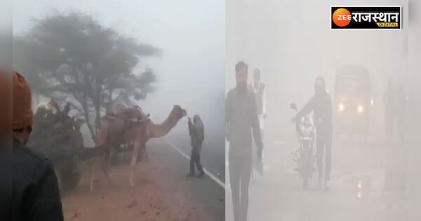 Severe cold continues in Rajasthan mercury reaches -2.5 degree in Churu ...