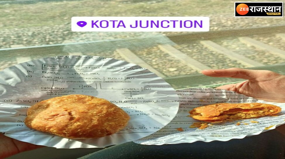 Rajasthan Kota student eats kachori sold Chemistry Paper photo viral on ...