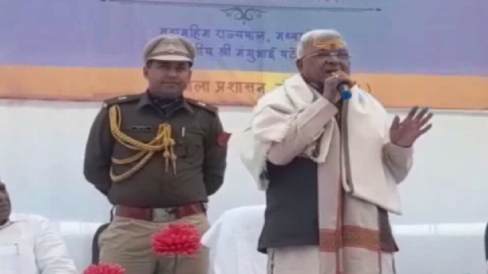 mp governor mangubhai patel tour mandsaur said worshiping cow gives ...