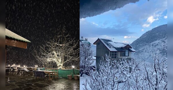 snowfall in shimla kullu manali dalhousie 275 road blocked with national highway electricity ...