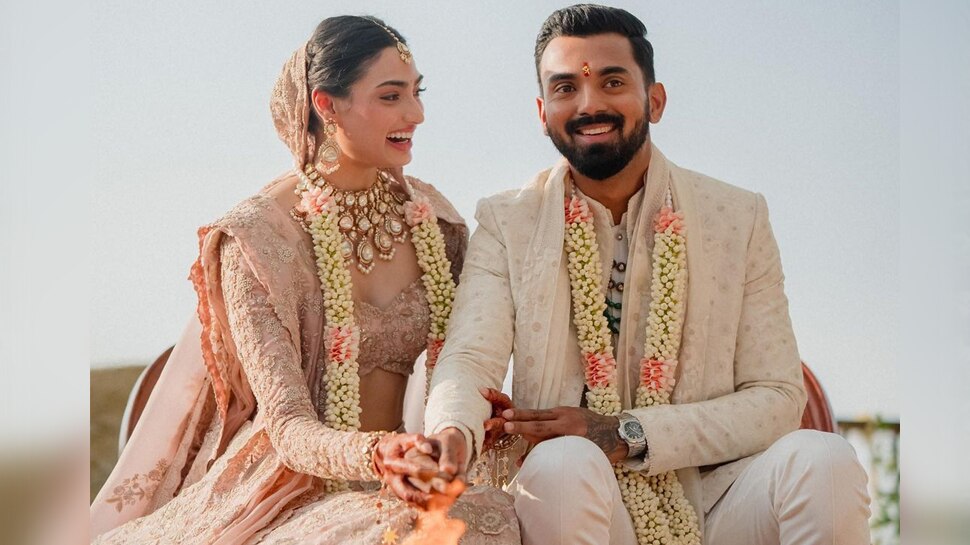 kl Rahul Athiya shetty got married see latest photos of event smzs