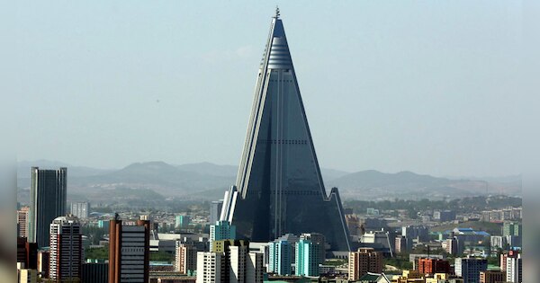 Tallest Deserted Building in the world North Korea Pyongyang Ryugyong ...