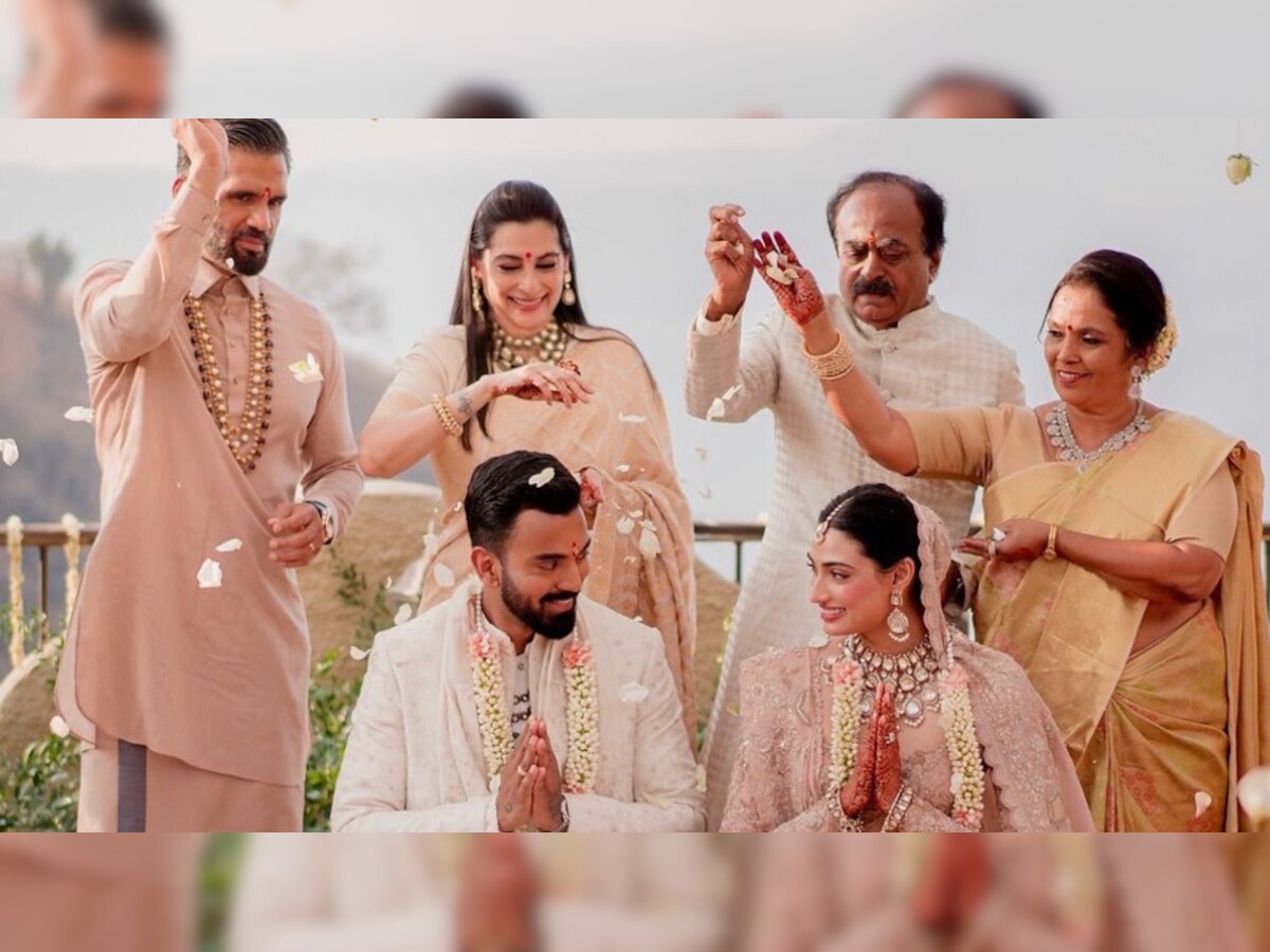 Athiya Shetty KL Rahul wedding inside latest photos mandap to wedding ...