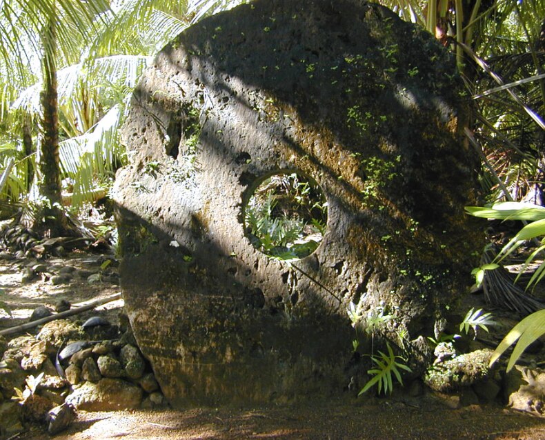 Stone Currency pacific ocean yap island rai stone currency barter system