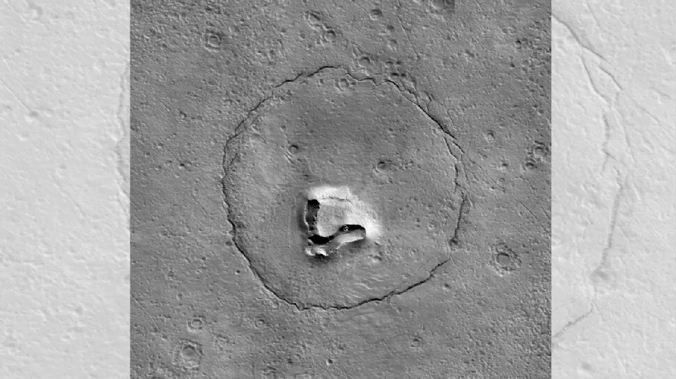 NASA Mars Reconnaissance Orbiter Discovers Bear Face On Red Planet
