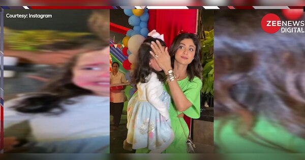 Shilpa shetty daughter samisha shetty crying loudly in ekta kapoor son ...