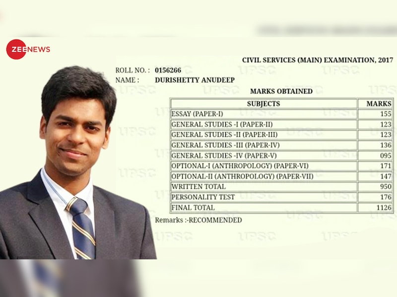 check here the marksheets of upsc toppers of last 5 years shruti sharma shubham kumar kanishak ...