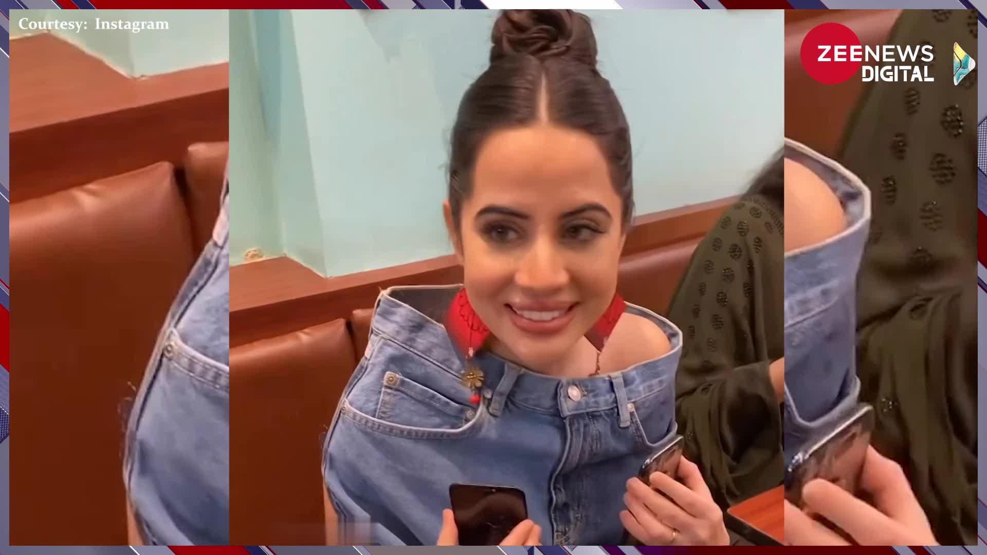 urfi javed reveals her new dress style in conversation with paparazzi ...