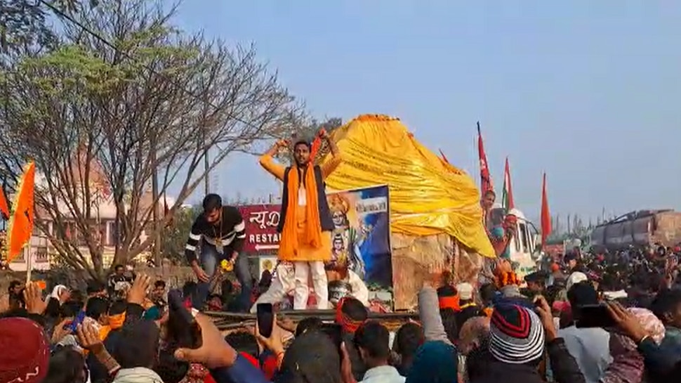 Ayodhya Bhagwan Ram And Mata Sita Shaligram Shilla Reached Muzzarfarpur ...