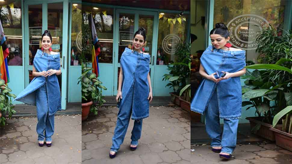 Urfi Javed had an emergency, cut off his jeans and hang it around his ...