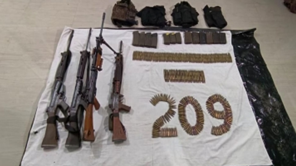 CRPF big success in anti Naxal operation huge amount of weapons ...