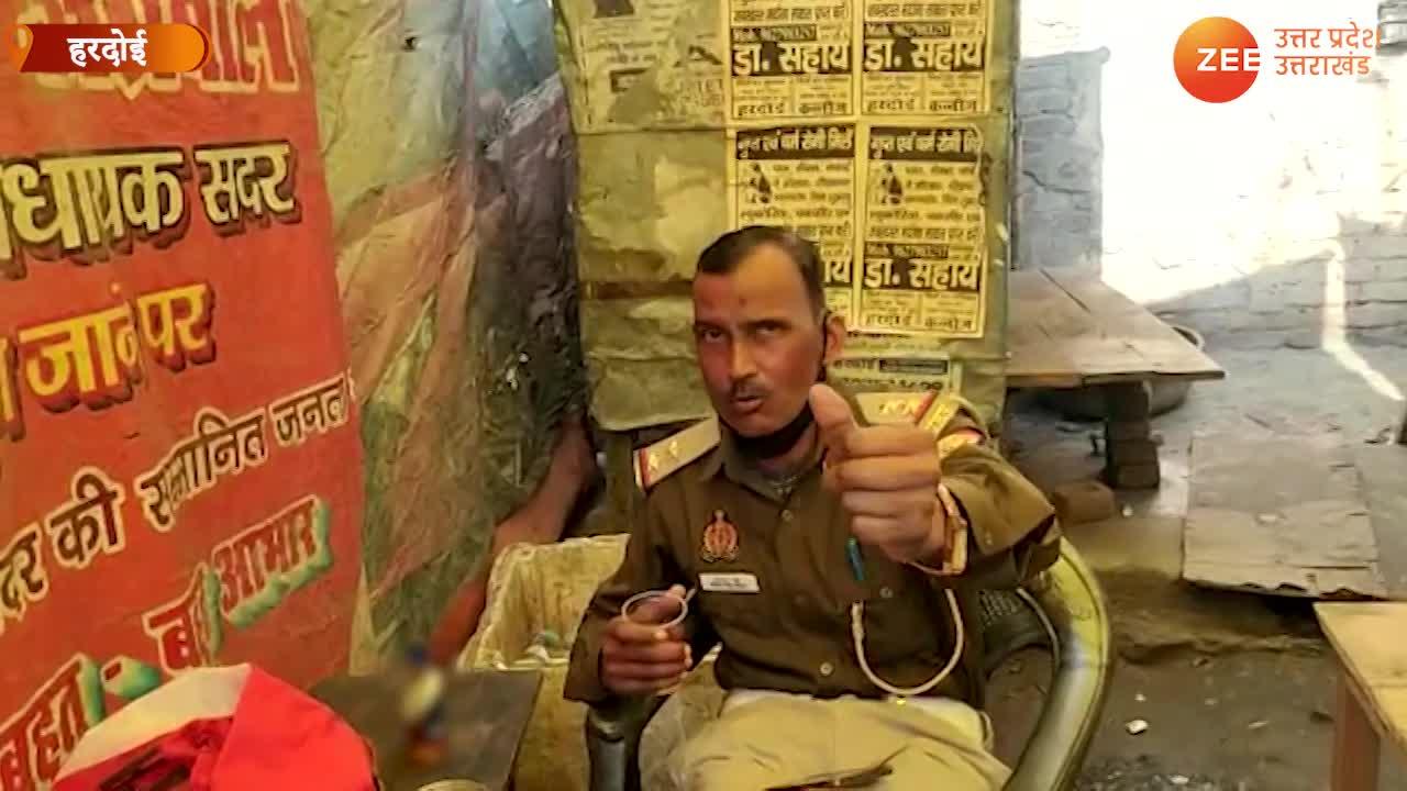 up police viral video drinking liquor in wardi Hardoi SP suspends sub ...