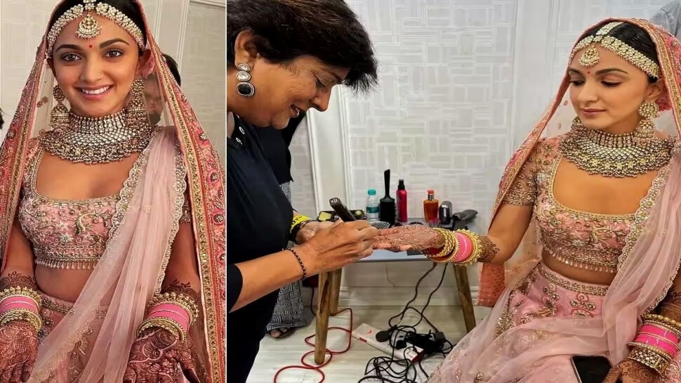 Sidharth Malhotra Kiara Advani Wedding Celebrity mehndi artist veena nagda will do heena design ...