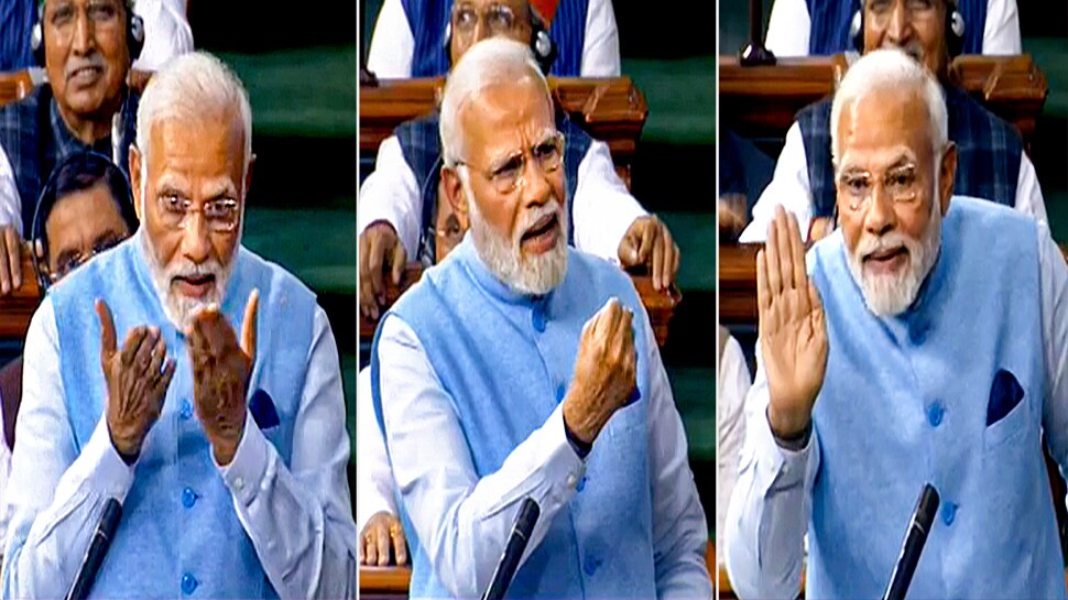 PM Modi parliament expressions See in these ten pictures how the PM ...