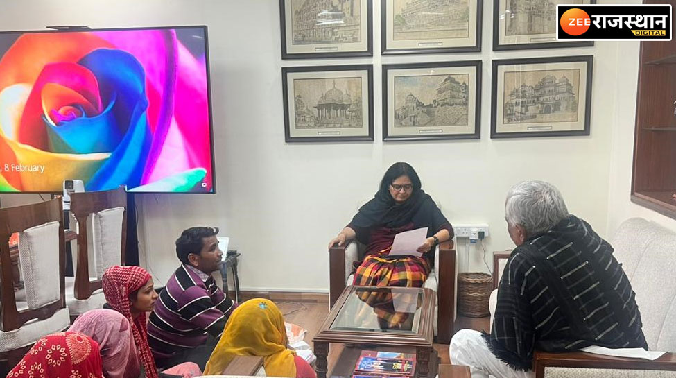 Jaipur news Kirodi Lal Meena reached Secretariat met Chief Secretary ...