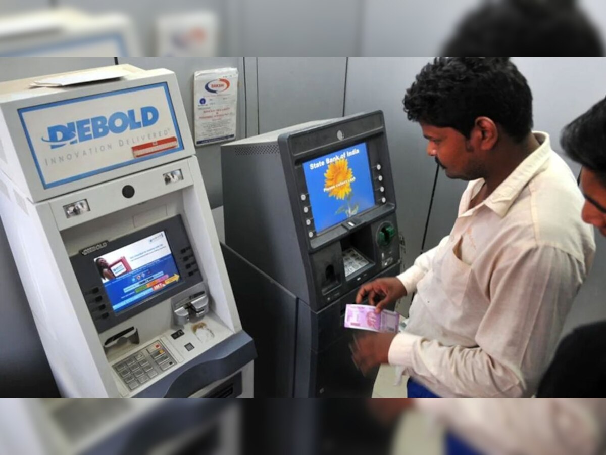 alert for bank account holders during atm use focus on green light for ...