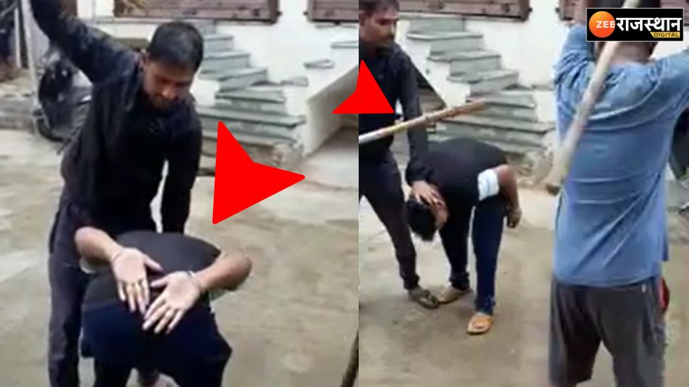 Viral Video A young man was publicly beaten with sticks for not giving ...