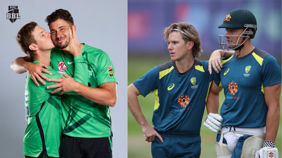 Adam Zampa Marcus Stoinis Viral Photo Adam Zampa Marcus Stoinis Kissing ...