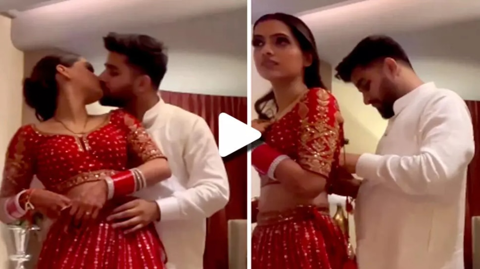 Couple Wedding Night Video Viral Honeymoon Video Bride Groom Marriage Video Couple Private Video