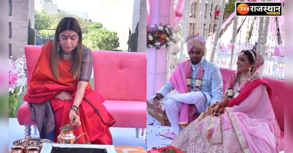 Trending Jaipur female priest gave unique example got married bride and ...
