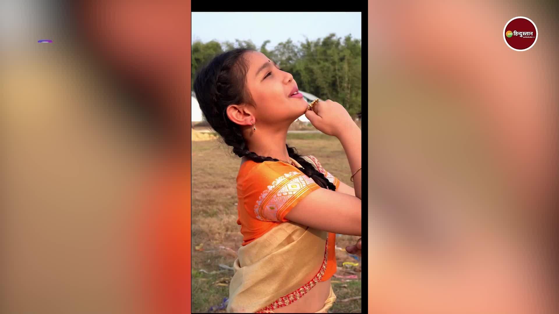 cute girl acting on bollywood song ghode par sawar is viral people ...
