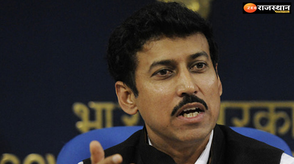Bharatpur case Col Rajyavardhan Singh Rathore angry on Congress Anarchy ...