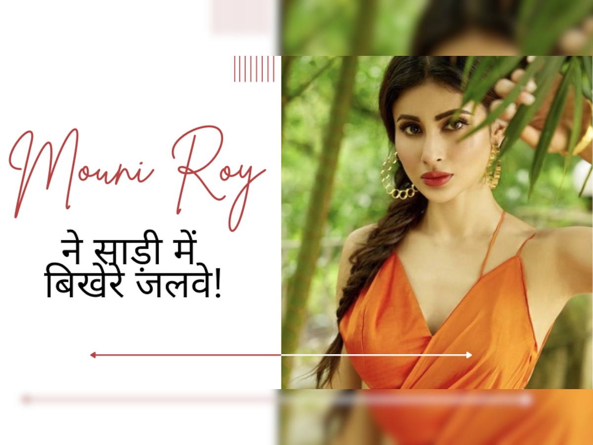 Mouni Roy Naagin actress sizzles in transparent saree brahmastra ...