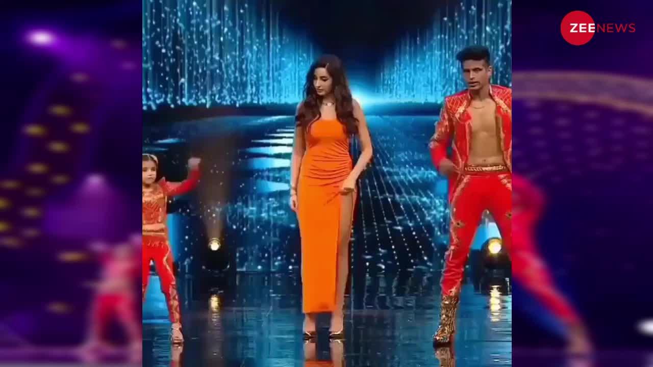 sizzling nora fatehi danced on stage flaunts bold moves and curvy ...