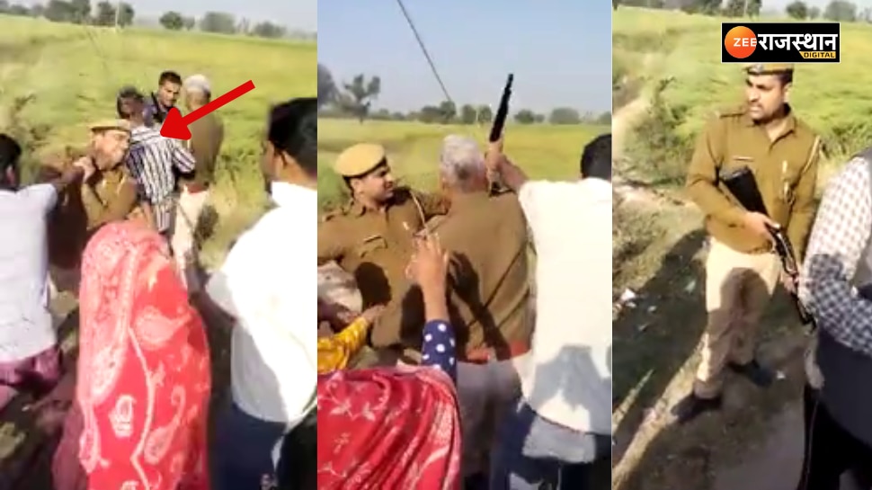 Bharatpur News Clash Between Police And People Of A Particular Community In Bharatpur Kaman 