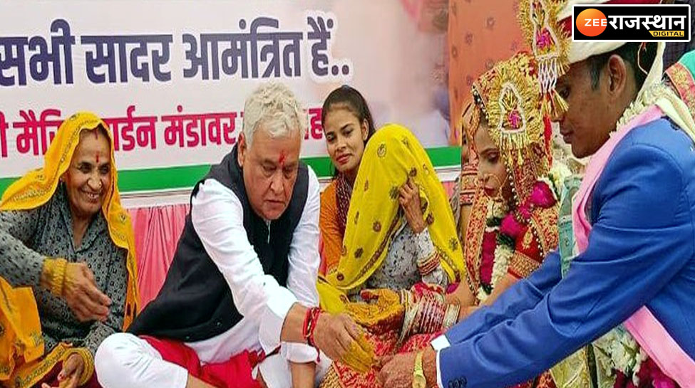 Kirori Lal Meena-Golma Devi vida daughter suman bairwa people witnesses of special marriage ...
