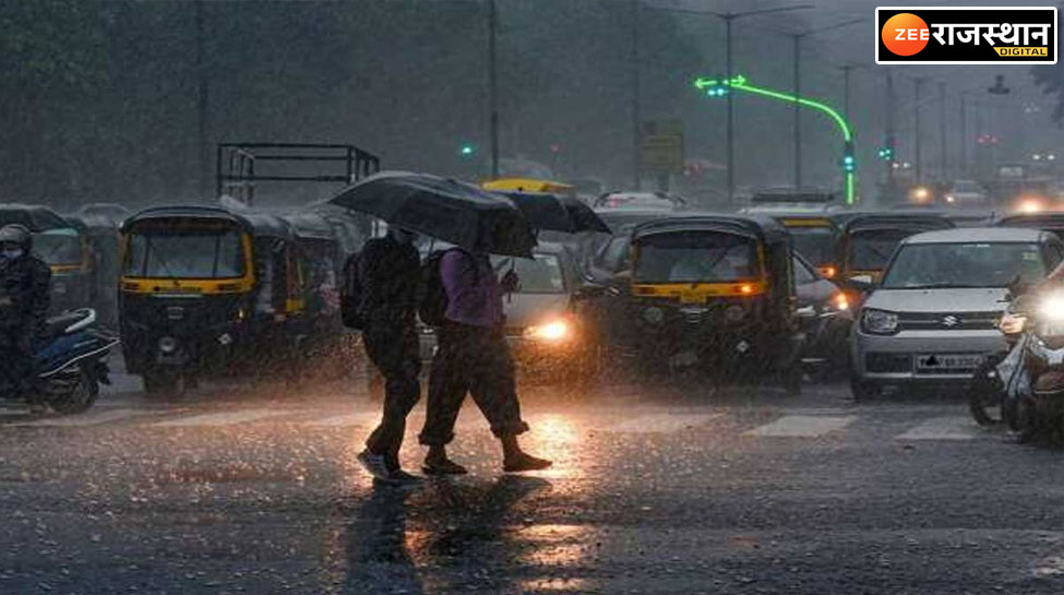 Rajasthan weather update today Jaipur Jodhpur Bikaner Jalore Jaisalmer Barmer rain with thunder ...