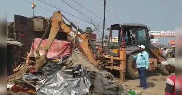 administration launched a campaign against encroachment on Sugan turn ...