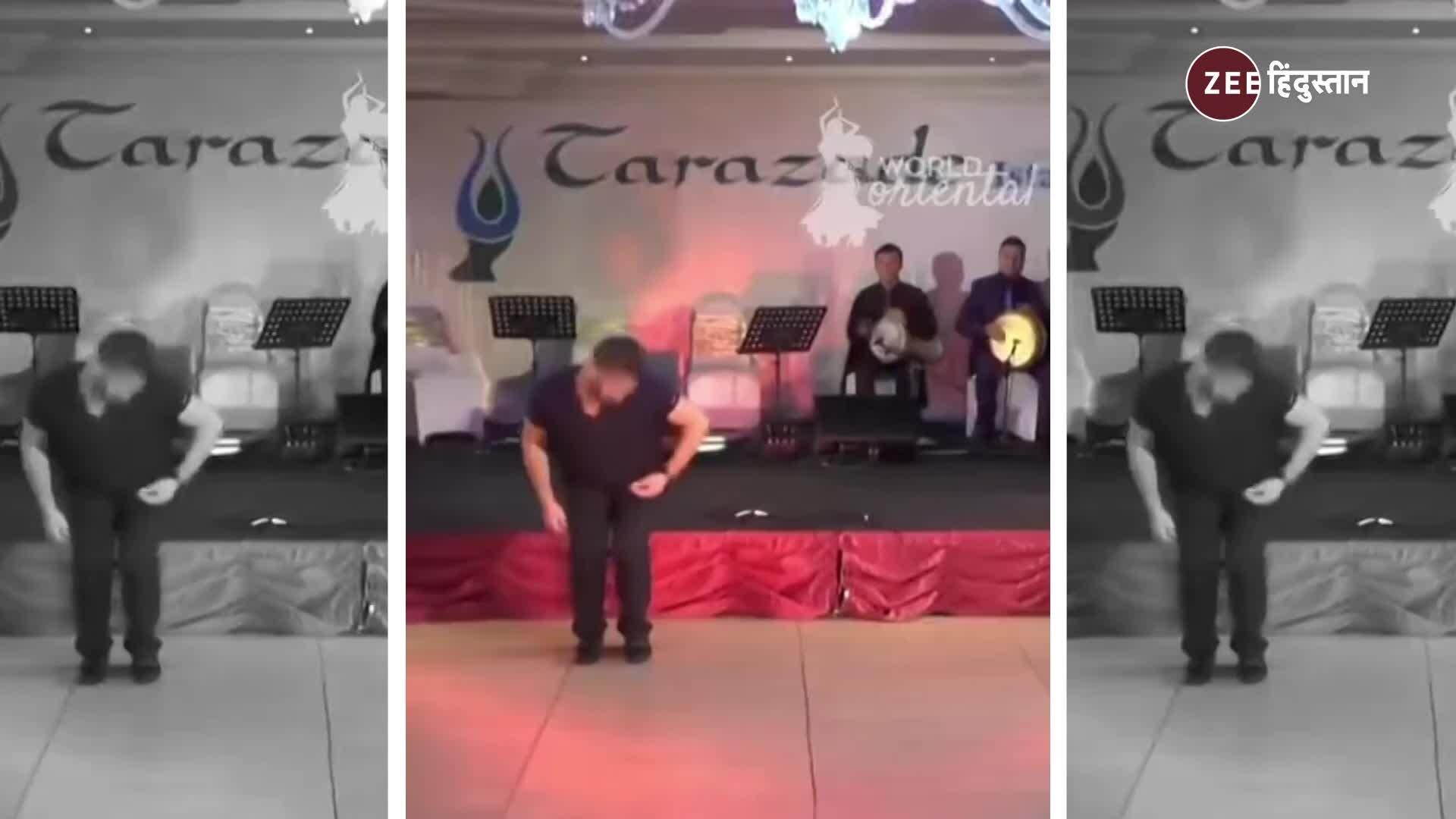 man dances like ghost twisting his neck people got scared seeing the ...