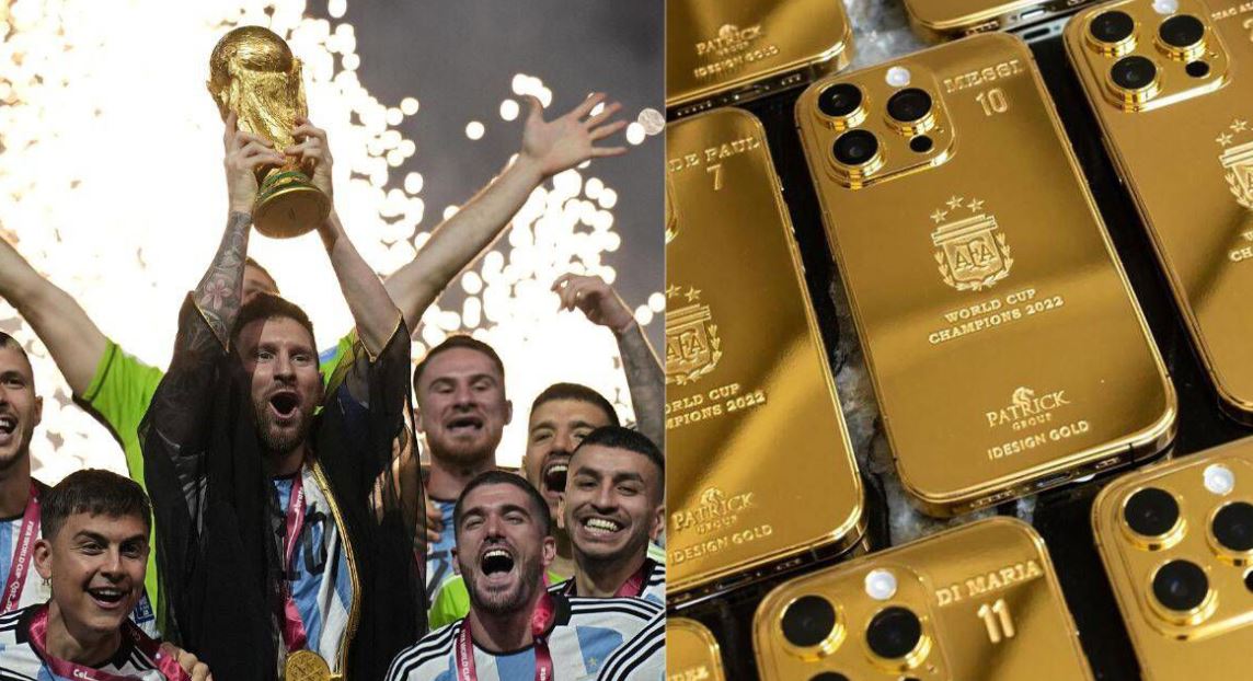 Lionel Messi Order 35 gold iphones for his world cup winning Argentina ...