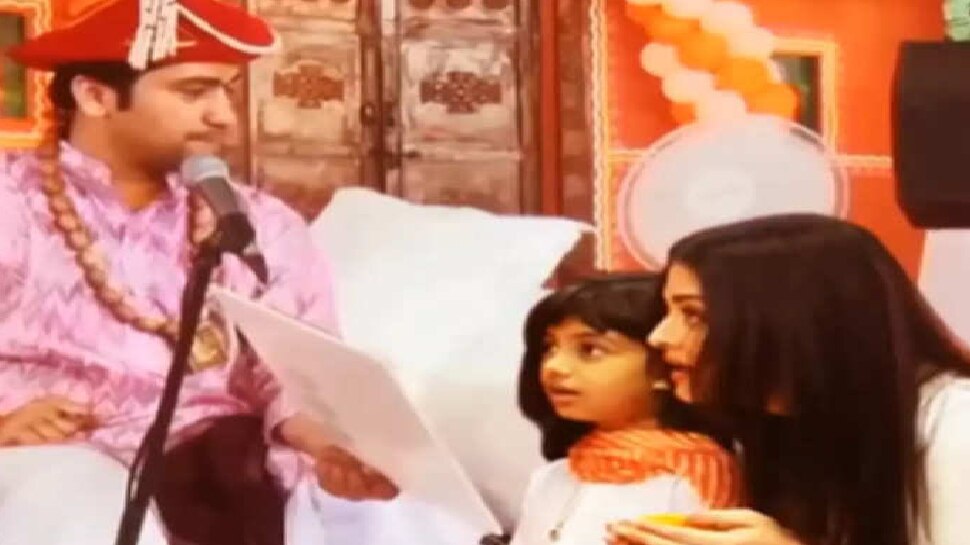 aishwarya rai bachchan met dhirendra shastri at bageshwar dham ...