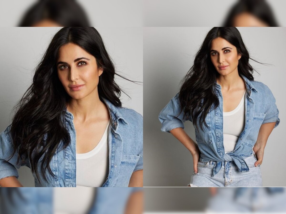 Katrina Kaif new photos in denim look vicky kaushal hot wife katrina ...