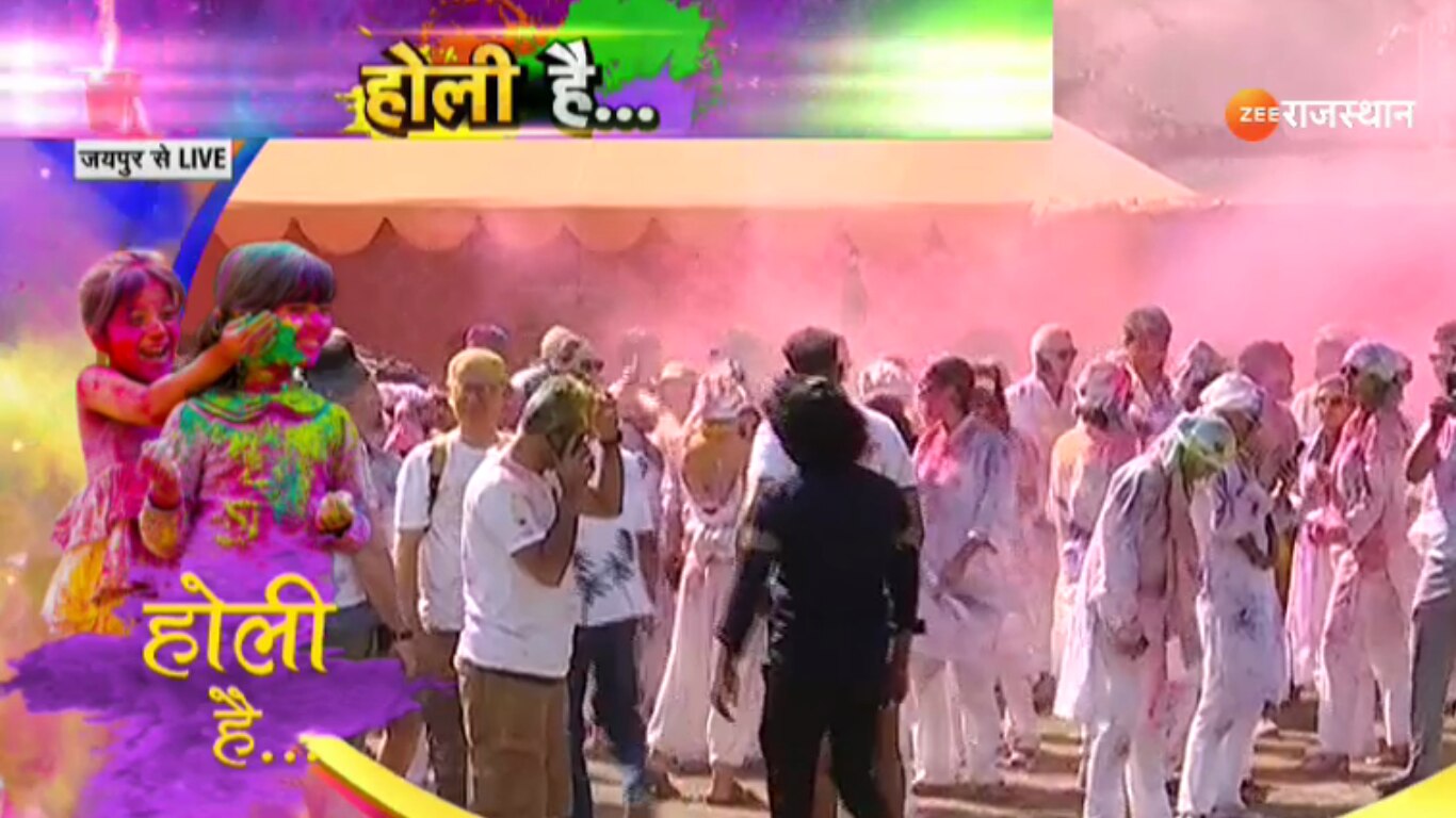 Rajasthan Holi 2023 Holi fun in Rajasthan foreigners playing Holi ...