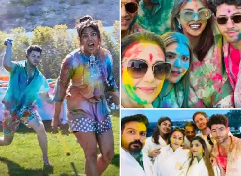 Priyanka Chopra Holi celebration Preity Zinta Also join with her ...