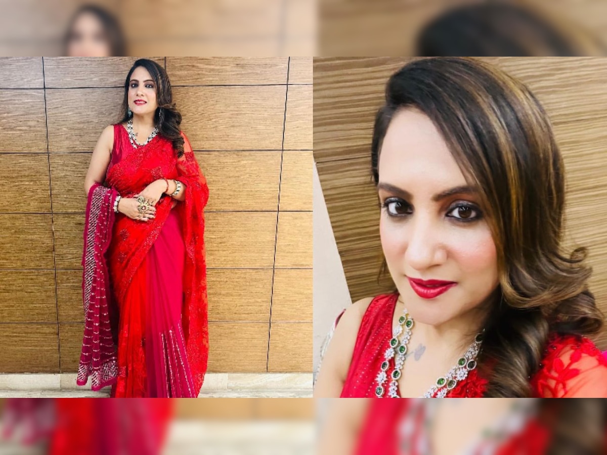 IAS Sonal Goyal ramp walk video in red saree went viral IASOWA Fashion Event IAS Success Story ...