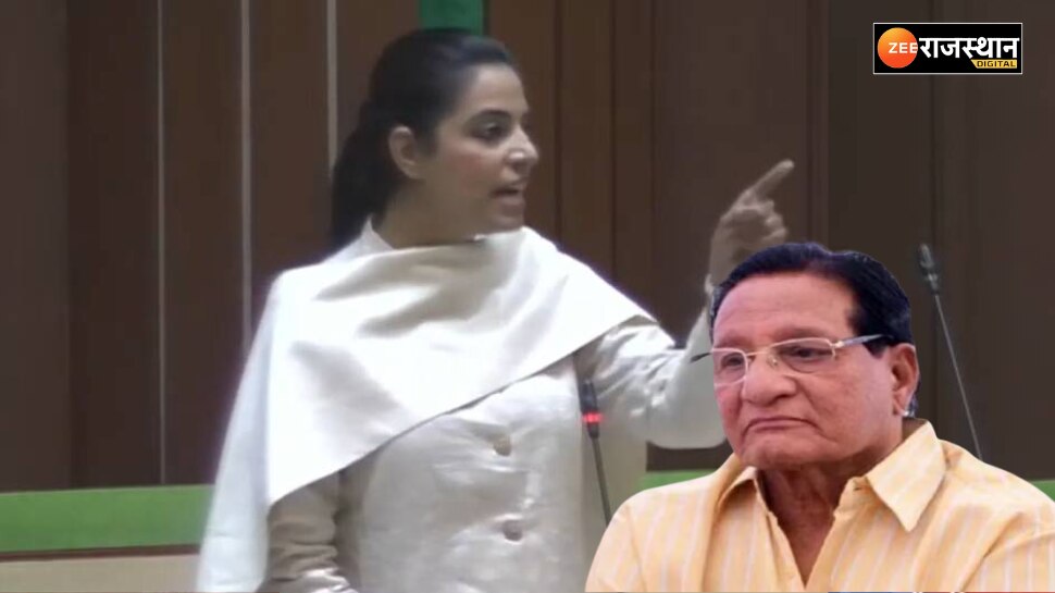 Divya Maderna came in a rage heard the minister Shanti Dhariwal at ...