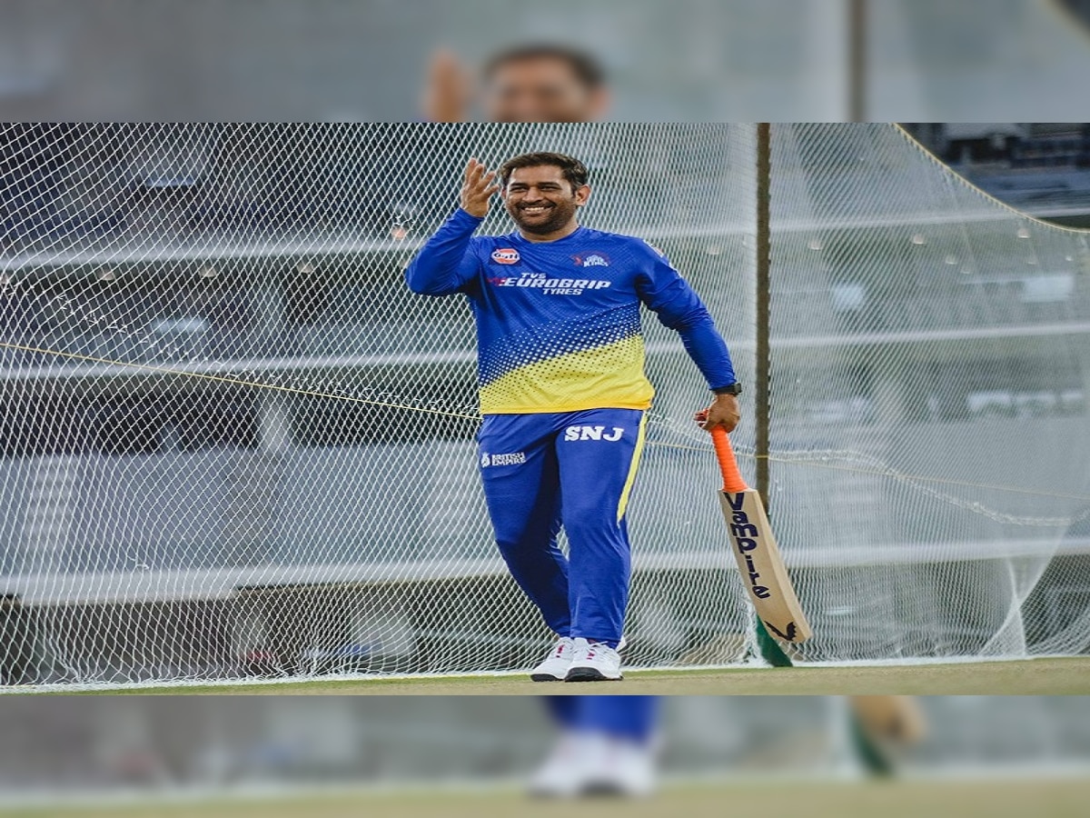 MS Dhoni flaunts biceps during practice session, muscular Shocked after ...