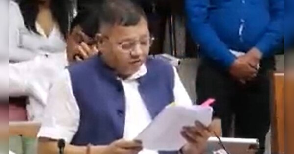 Congress MLA Neeraj Sharma attacked Haryana government liquor scam in ...